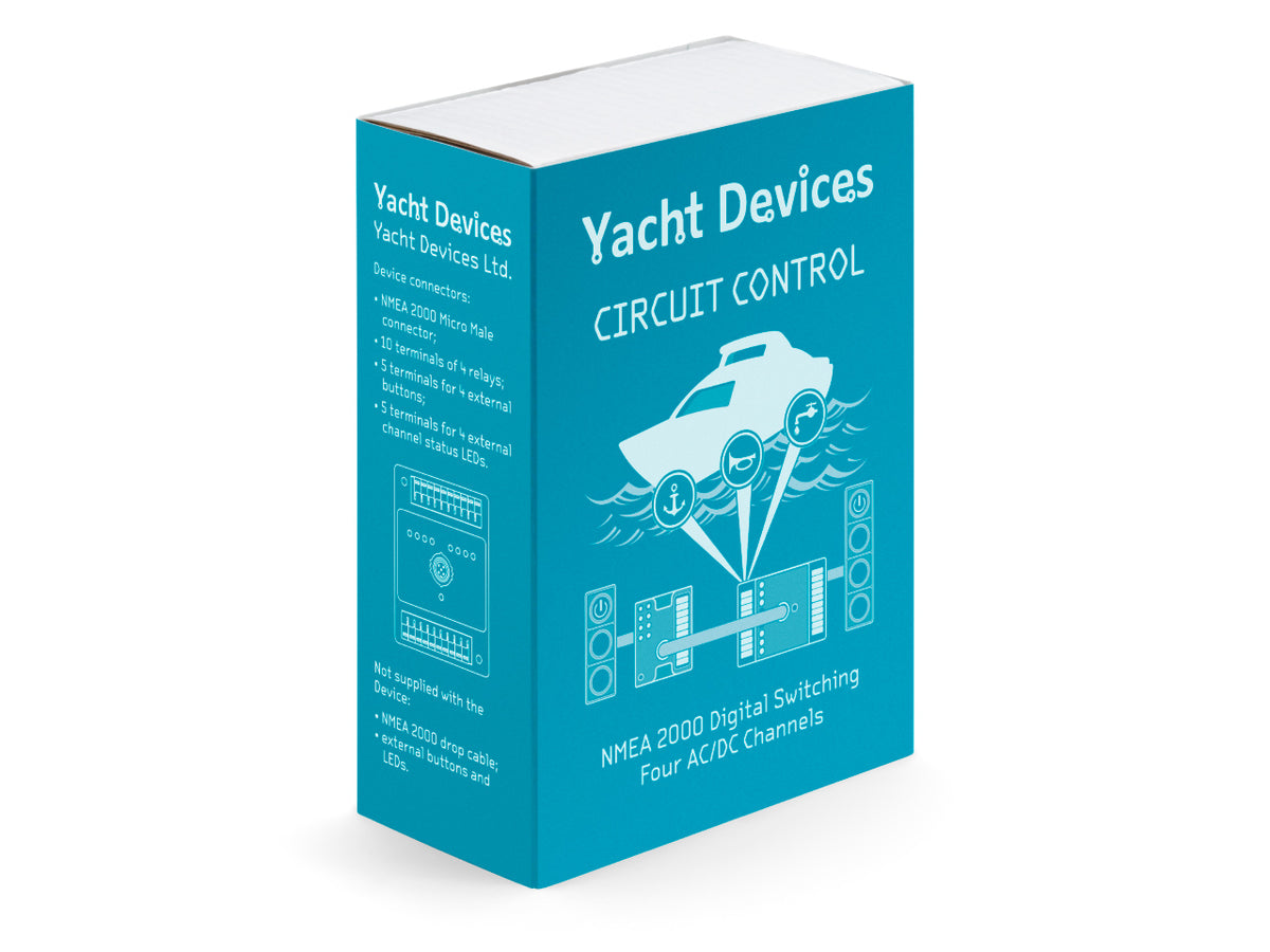 Circuit Control YDCC-04 – Yacht Devices Canada